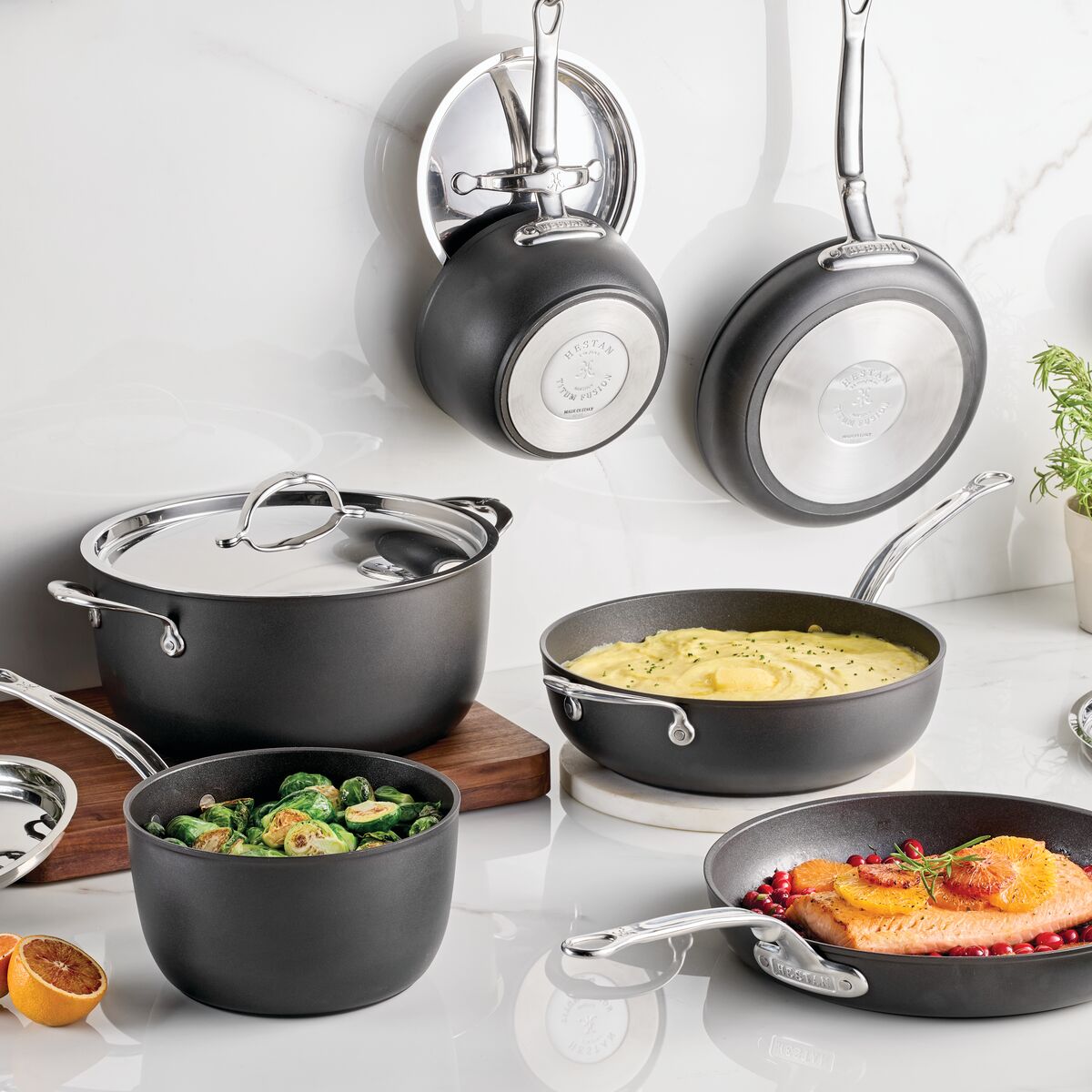 Hestan TITUM® Fusion 10-Piece Nonstick Cookware Set – Hestan Culinary ...